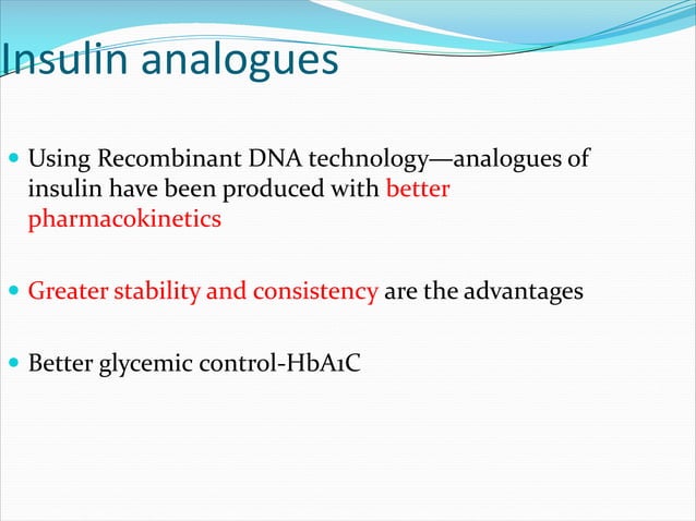 Insulin and Insulin Analogues -detailed content | PDF | Endocrine and ...