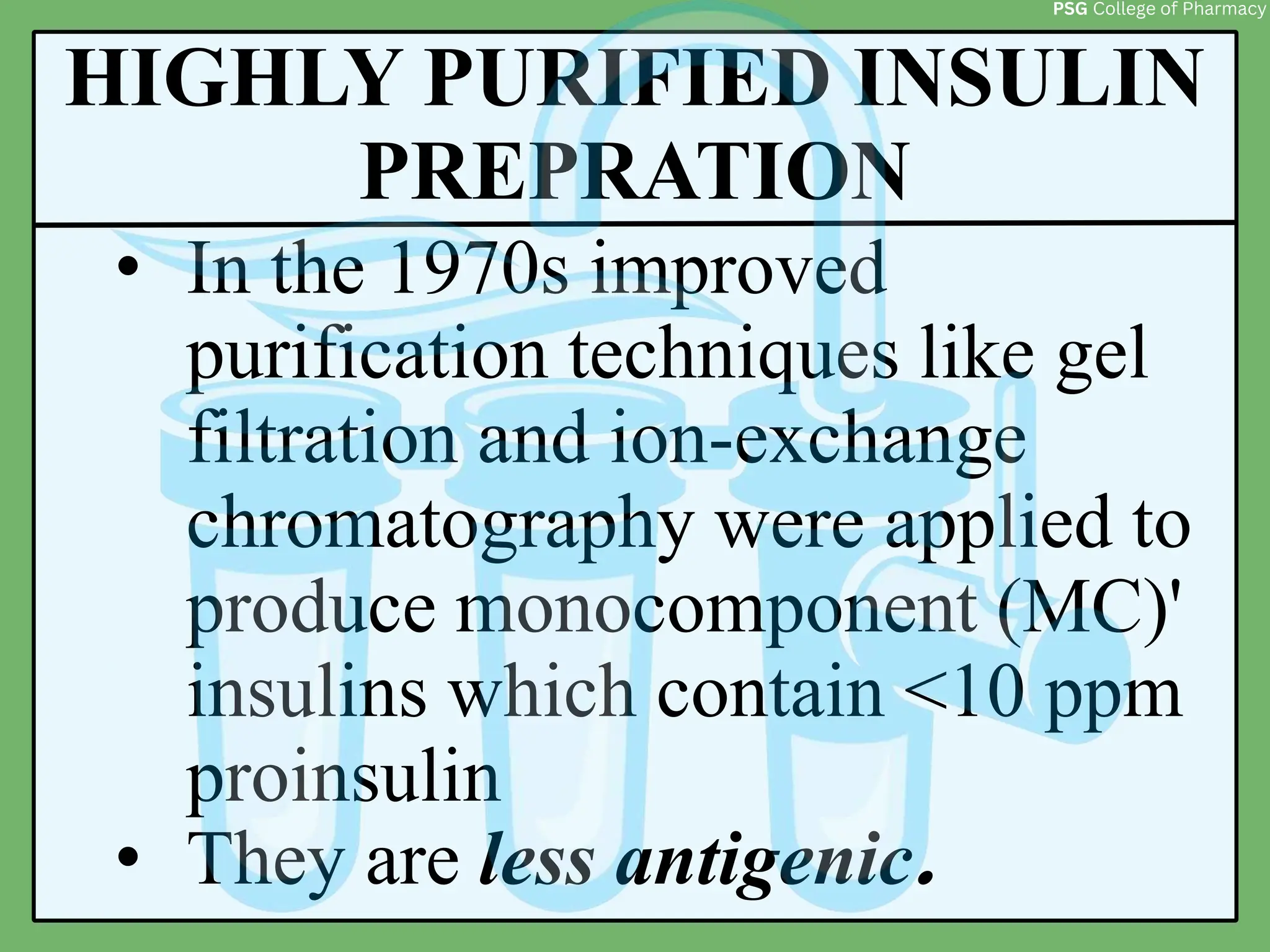 Insulin and its Preperation Medicinal Chemistry 2.pptx