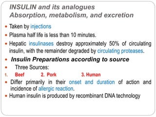 Insulin and oral hypoglycemic drugs short.ppt