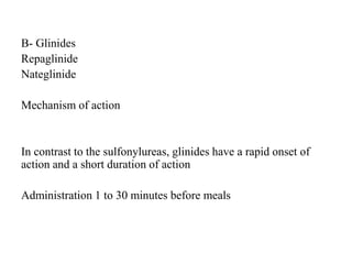 Insulin and other Glucose-Lowering Drugs | PDF