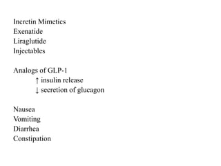 Insulin and other Glucose-Lowering Drugs | PDF