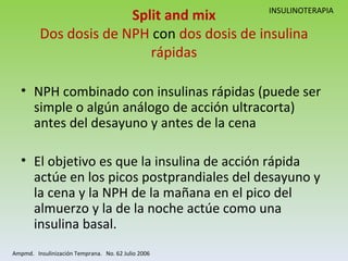 Insulinas e insulinización | PPT