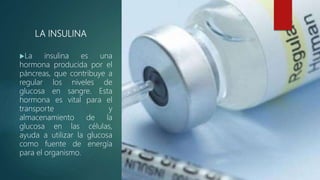 Insulina y glucagon | PPTX