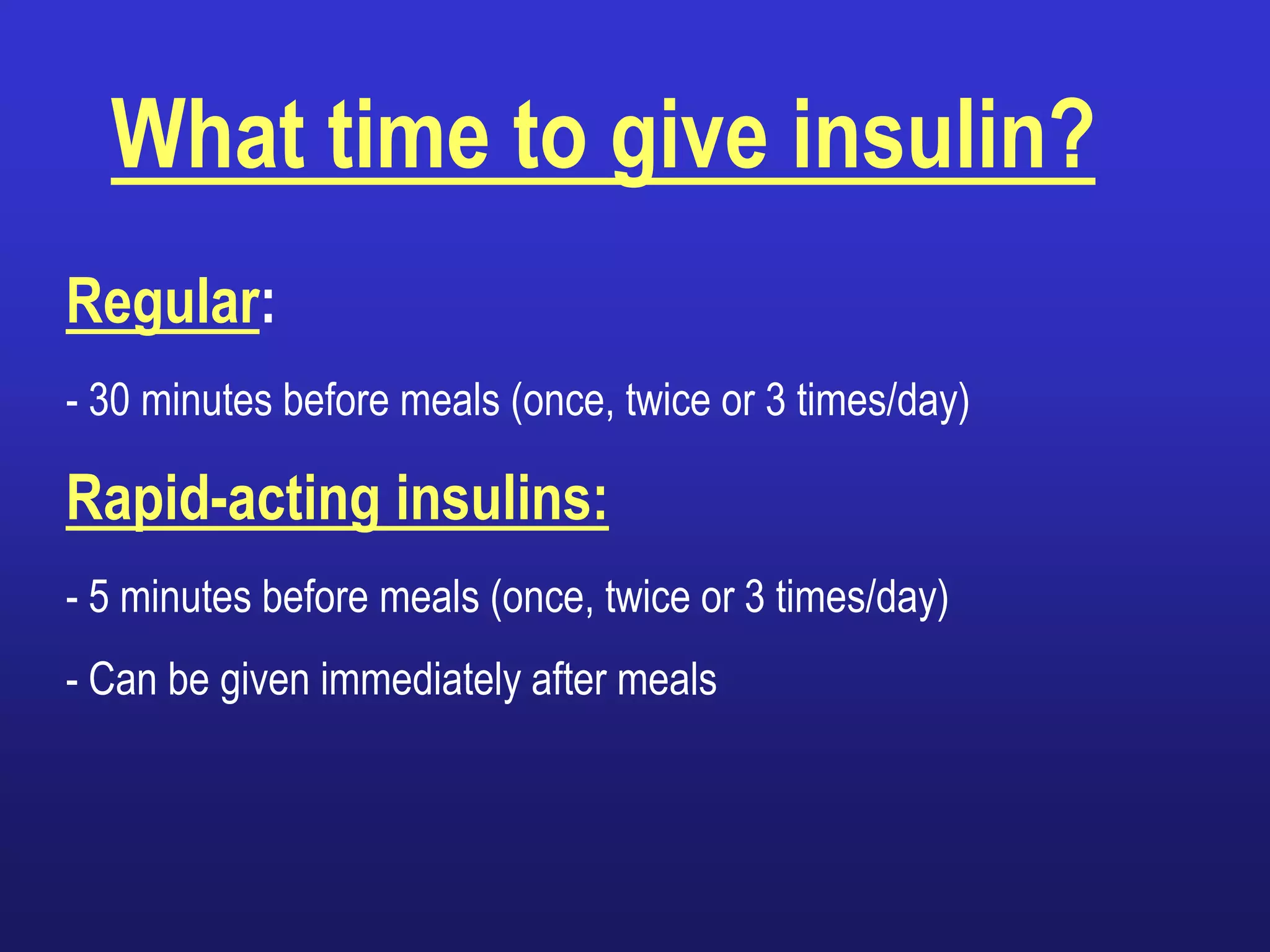 Insulin basics.p | PDF