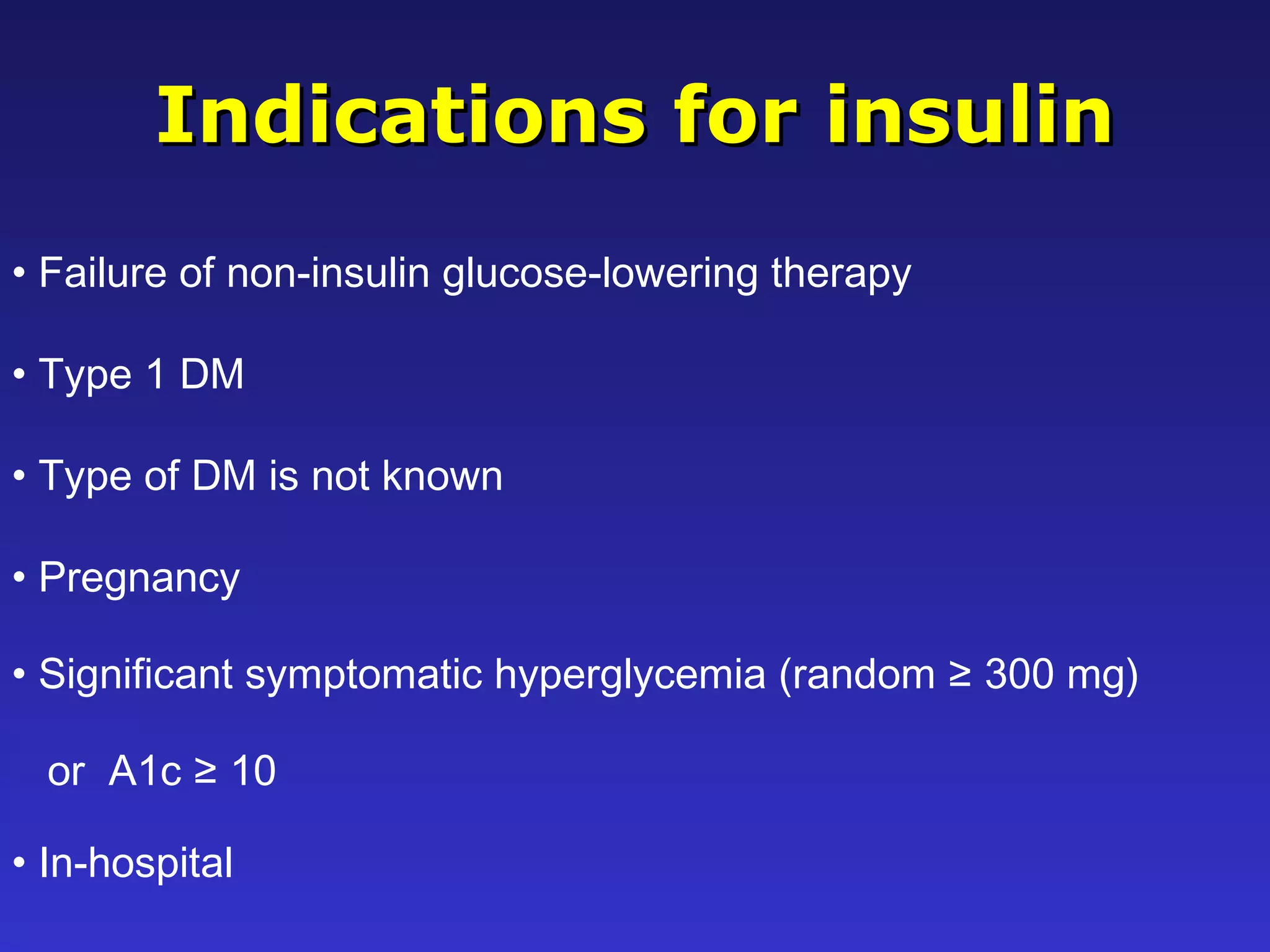 Basics of insulin therapy | PPT