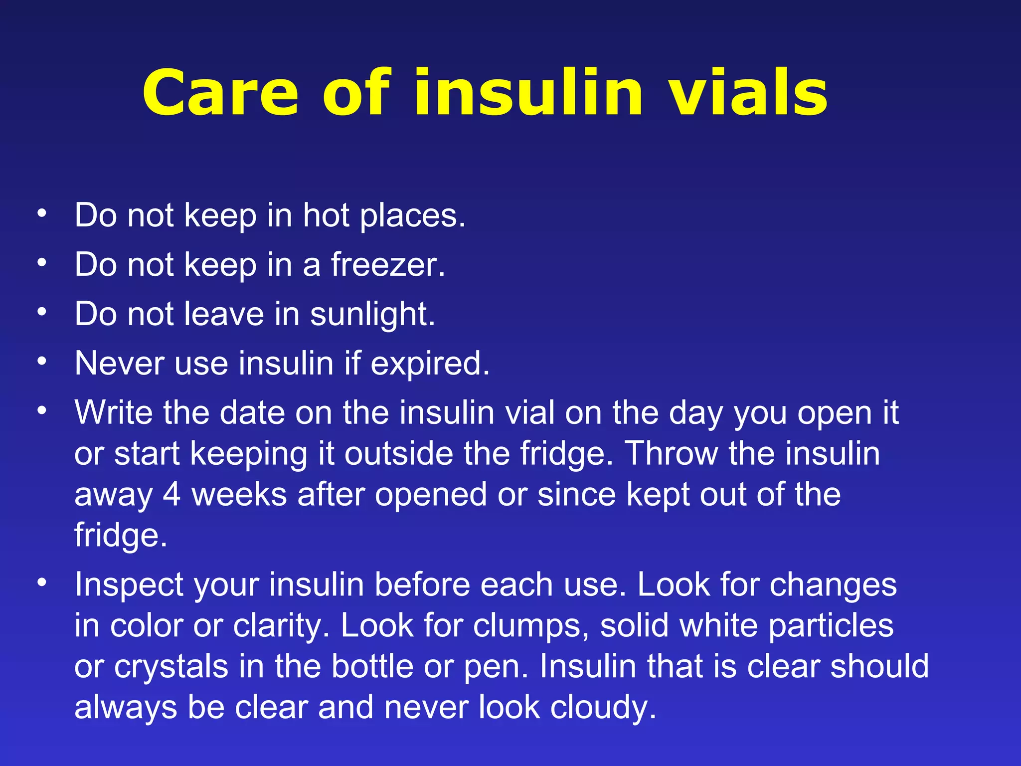 Basics of insulin therapy | PPT