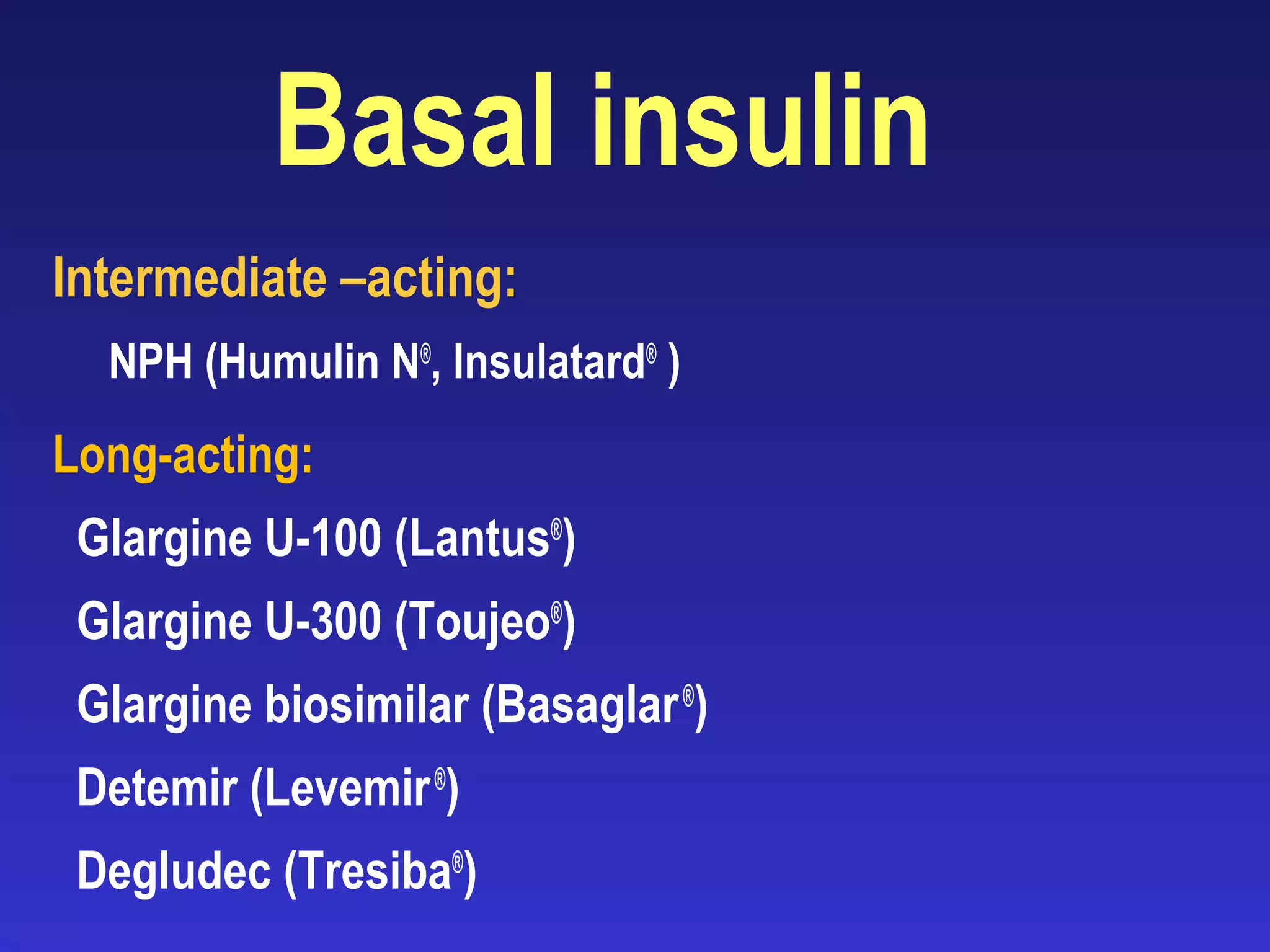 Basics of insulin therapy | PPT