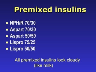 Basics of insulin therapy | PPT