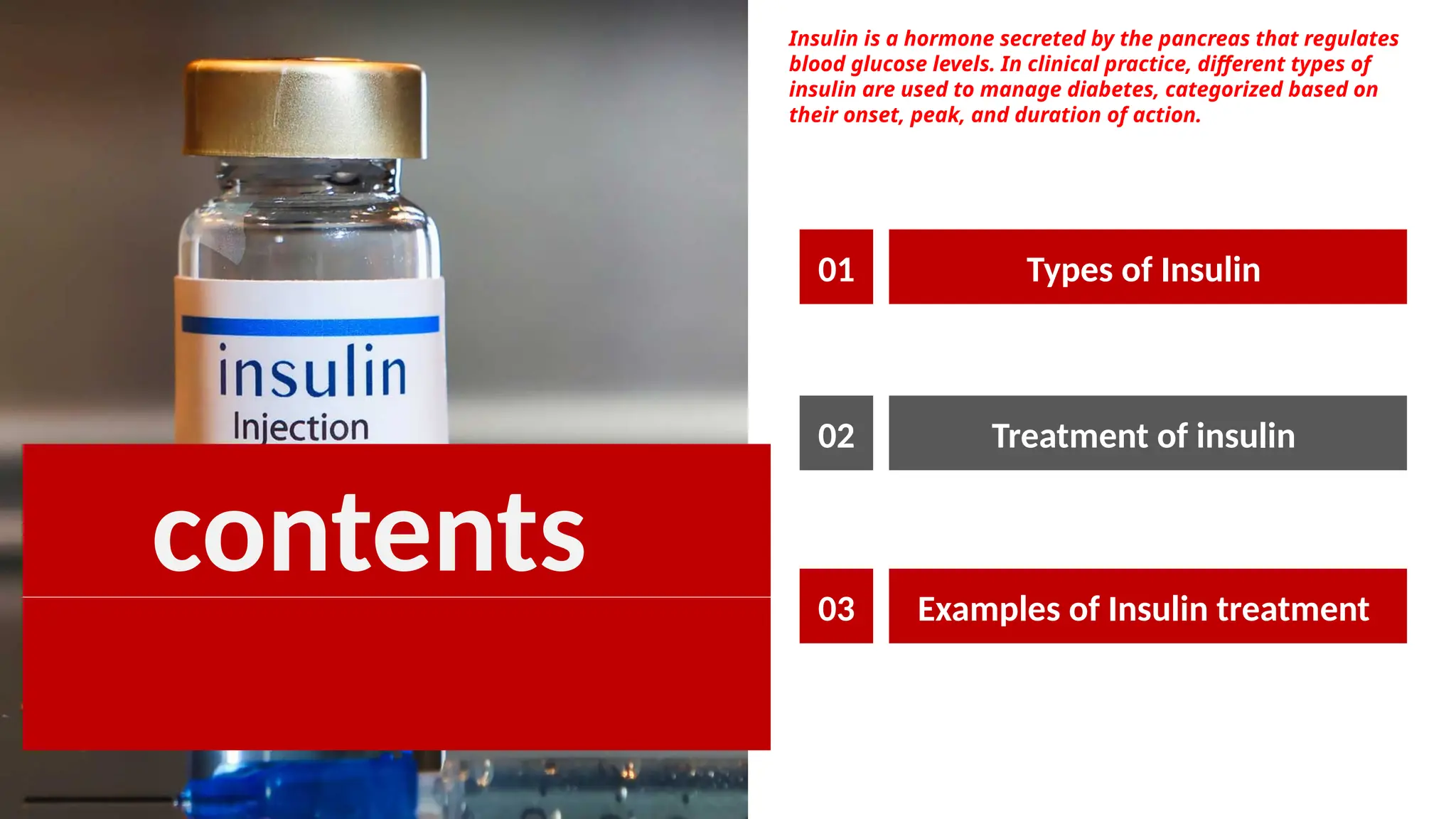 INSULIN and types by Pravesh Singh Gurjar | PPT