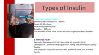 INSULIN and types by Pravesh Singh Gurjar | PPT