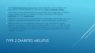 Insulin degludec n Insulin peglispro | PPT