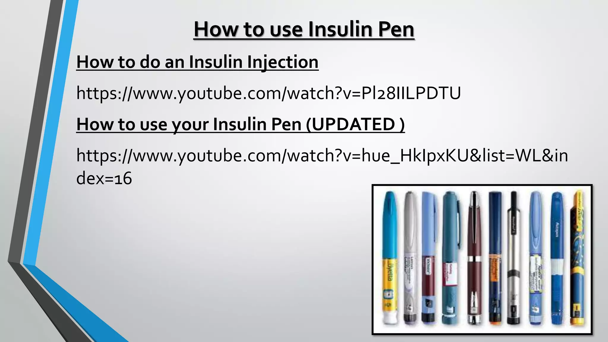 Proper Use of Diabetes Mellitus Devices | PPT