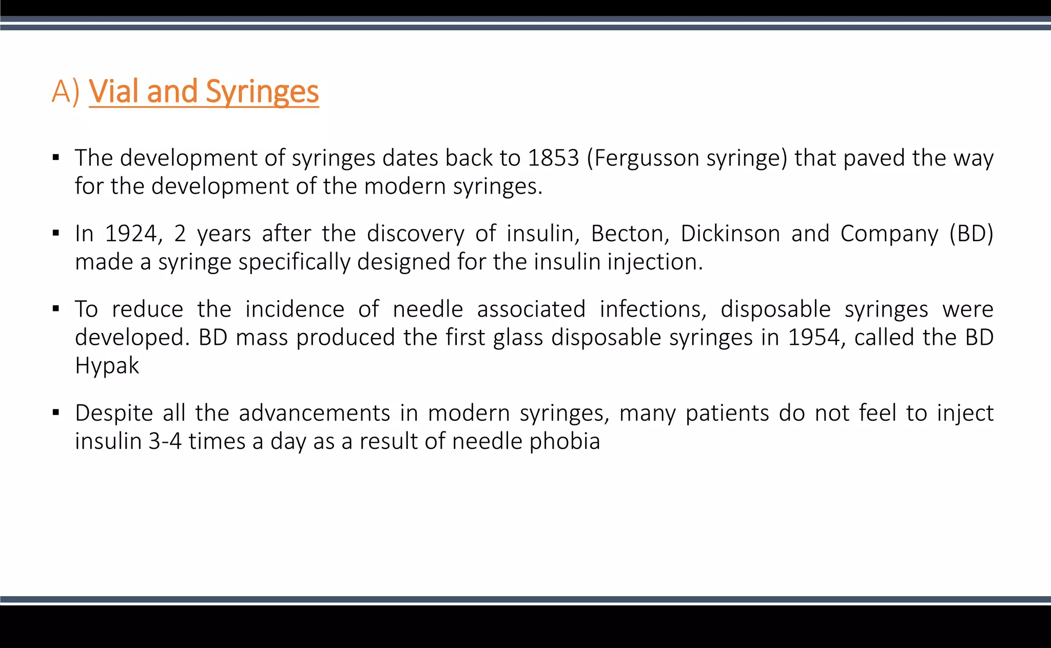 INSULIN DELIVERY METHODS _ For Medical/Pharma Students | PPT