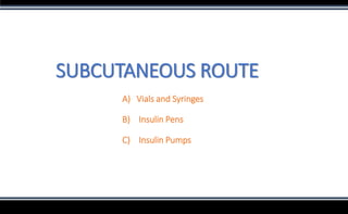 INSULIN DELIVERY METHODS _ For Medical/Pharma Students | PPTX
