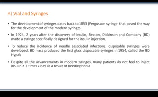 INSULIN DELIVERY METHODS _ For Medical/Pharma Students | PPTX