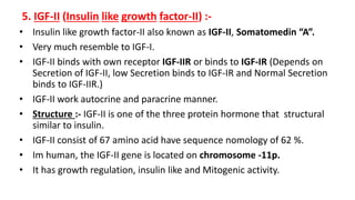 Insulin family (IGF-I & IGF-II )Girja Pd. Patel | PPTX