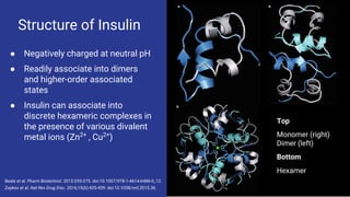 Recombinant Human Insulin : Manufacture & Quality Control | PDF