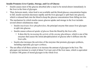 Insulin and glucagon biosynthesis from amino acids | PPTX