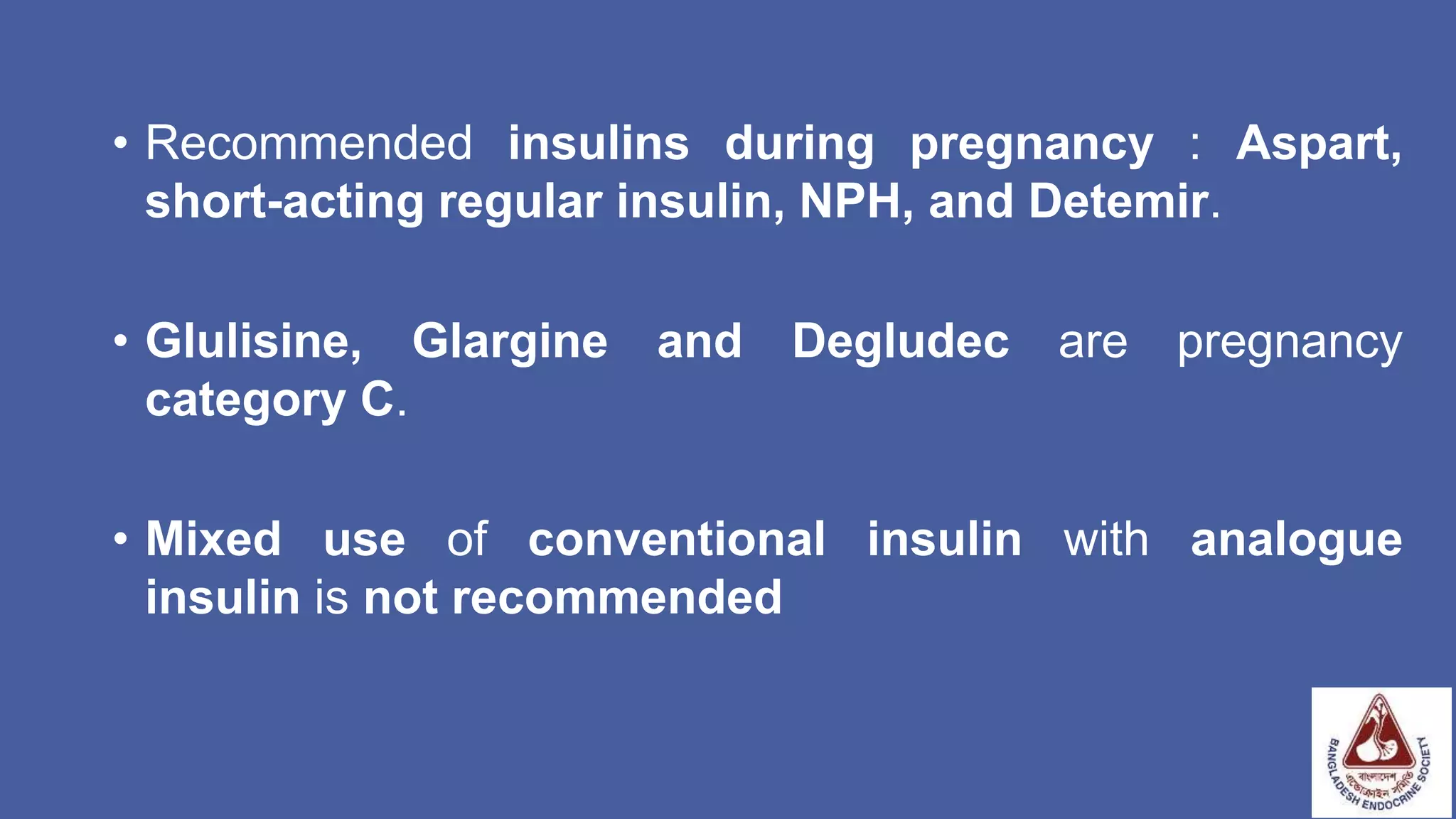 Insulin guideline of BES- Dr Selim | PPTX