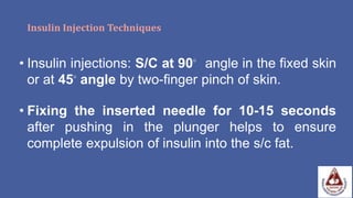 Insulin guideline of BES- Dr Selim | PPTX