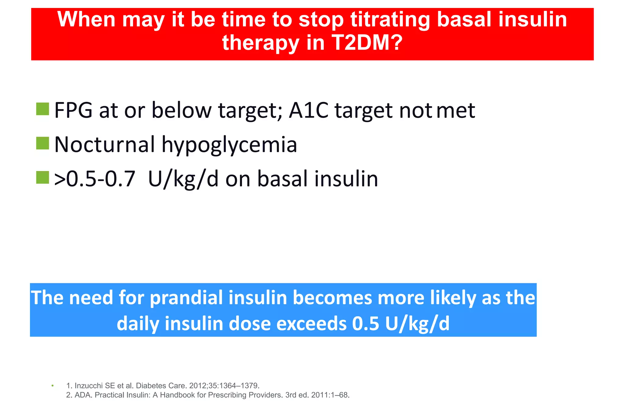 Insulin Therapy for Type 2 Diabetes:Update | PPT