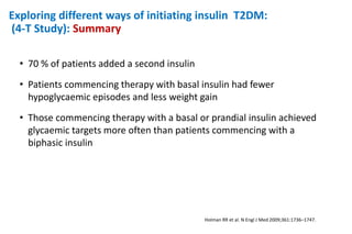Insulin Therapy for Type 2 Diabetes:Update | PPT