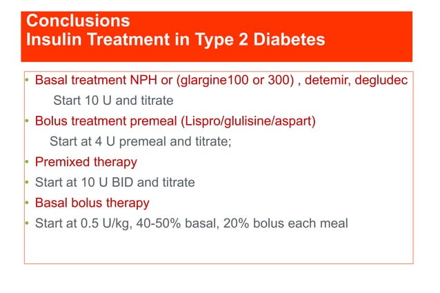 Insulin Therapy for Type 2 Diabetes:Update | PPT