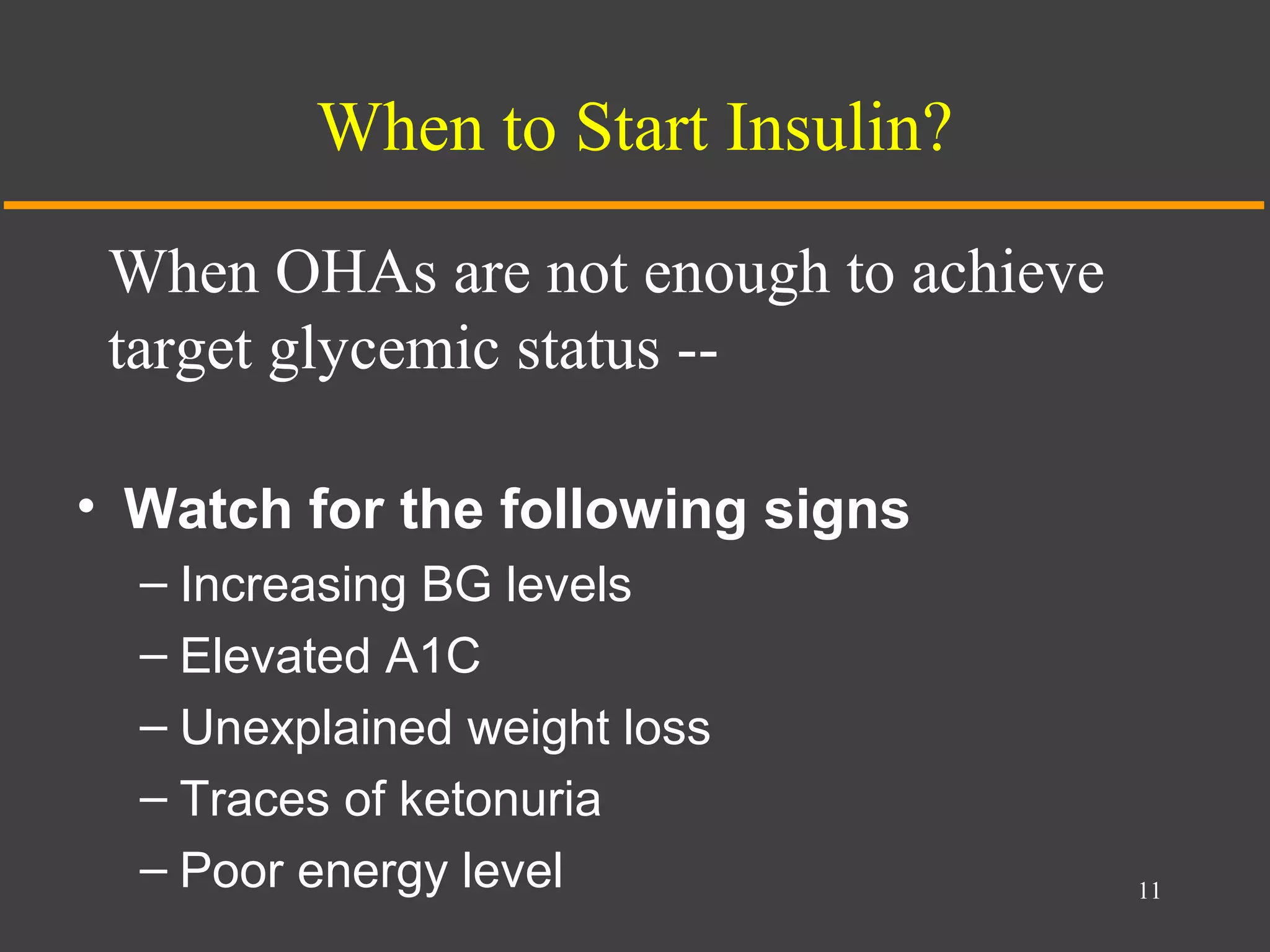Insulin initiation adjustment | PPT