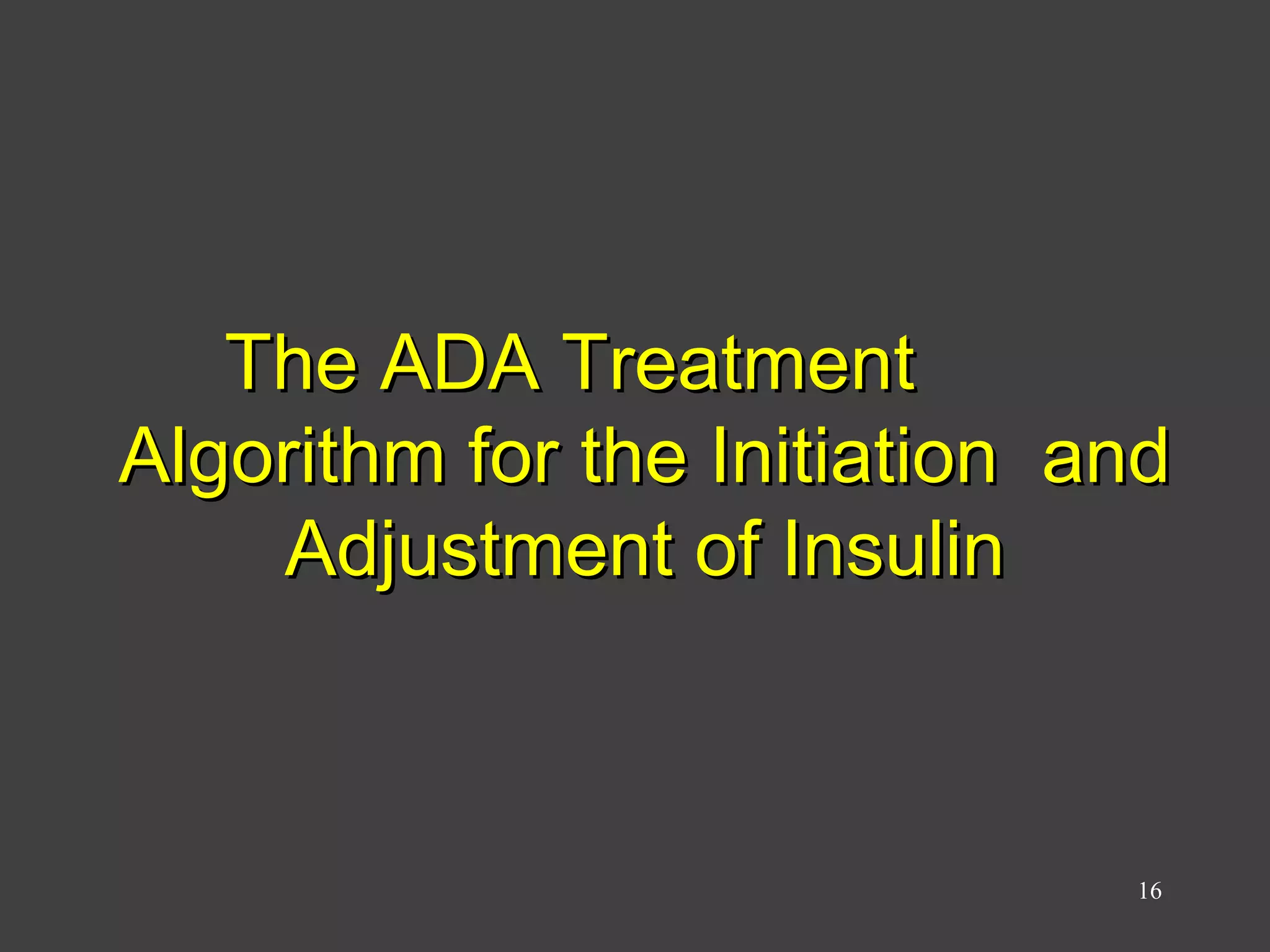 Insulin initiation adjustment | PPT
