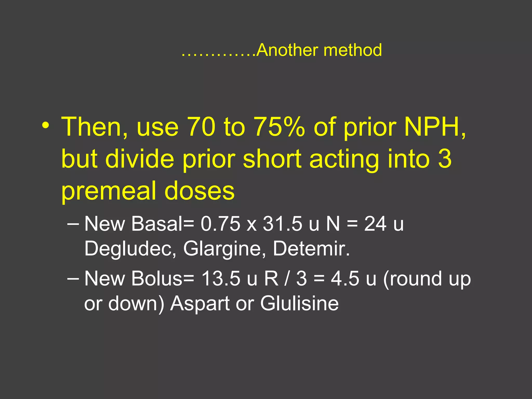Insulin initiation adjustment | PPT