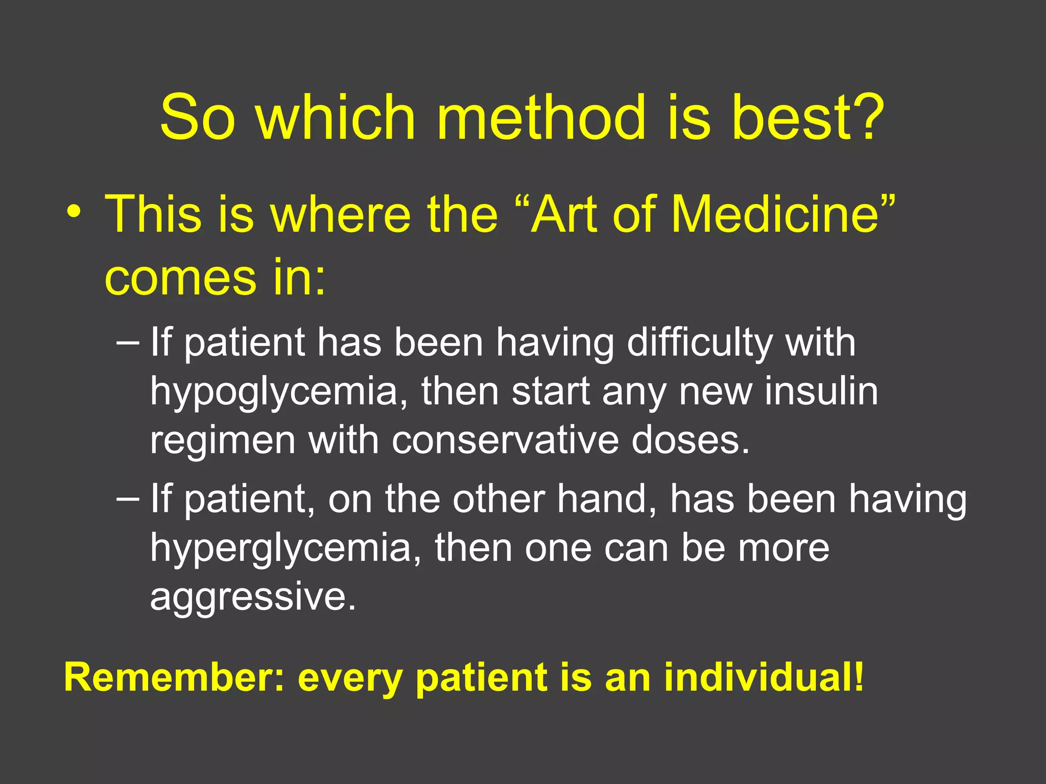 Insulin initiation adjustment | PPT