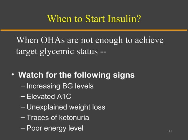 Insulin initiation adjustment | PPT