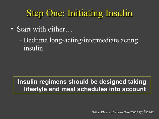Insulin initiation adjustment | PPT