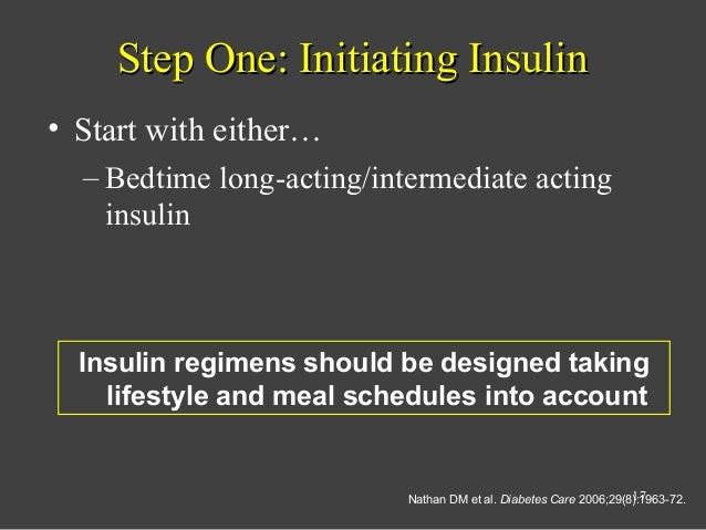 Insulin initiation adjustment