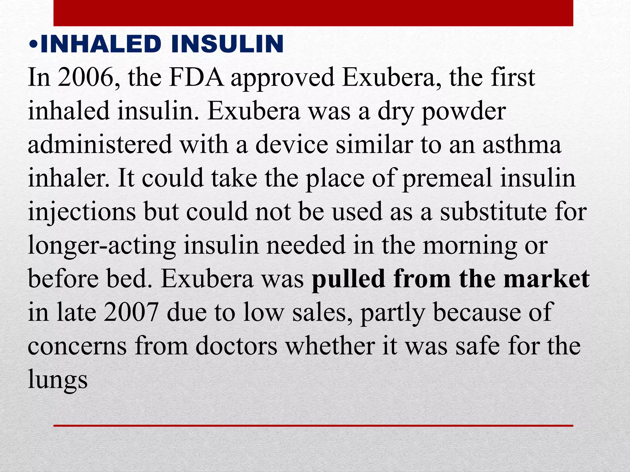 Insulin Management | PPTX