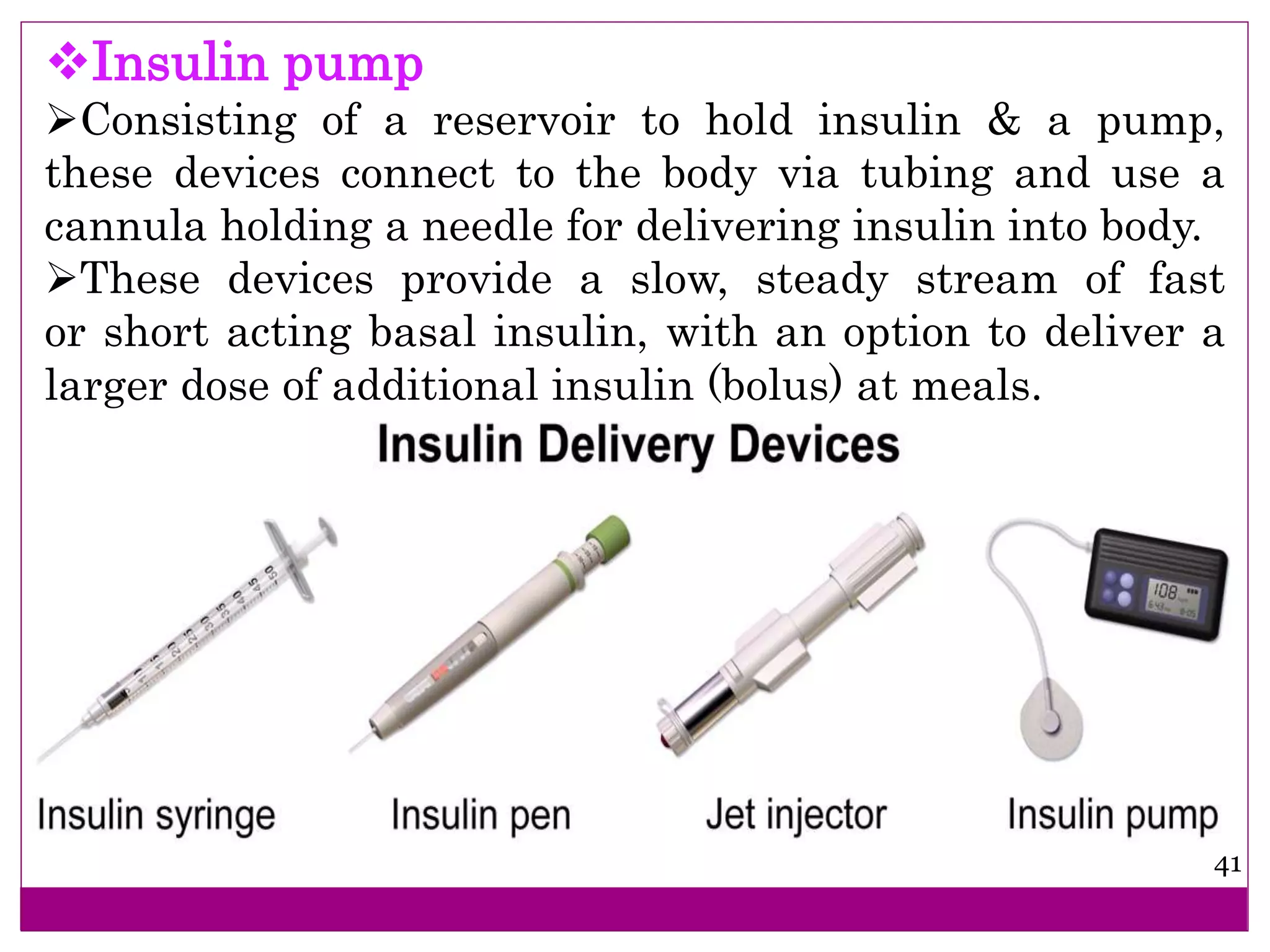 Insulin Medication: A Detailed Study | PPTX