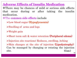 Insulin Medication: A Detailed Study | PPTX