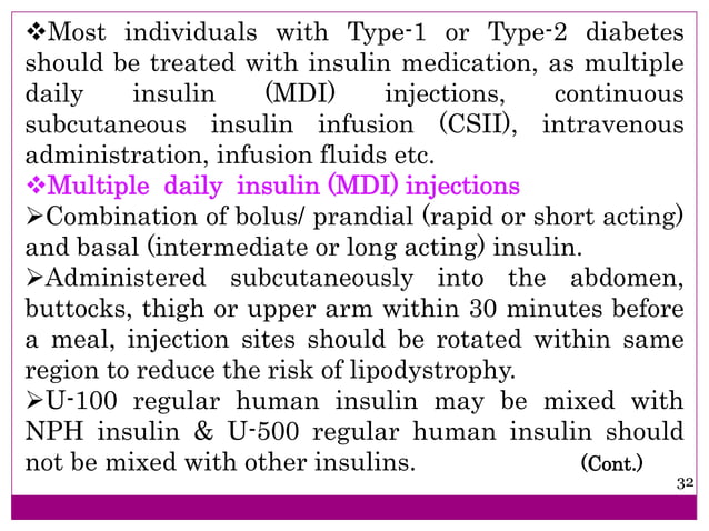 Insulin Medication: A Detailed Study | PPT