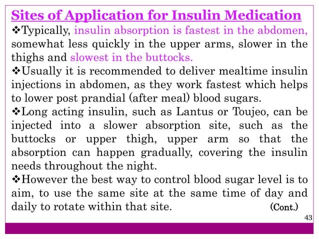 Insulin Medication: A Detailed Study | PPT