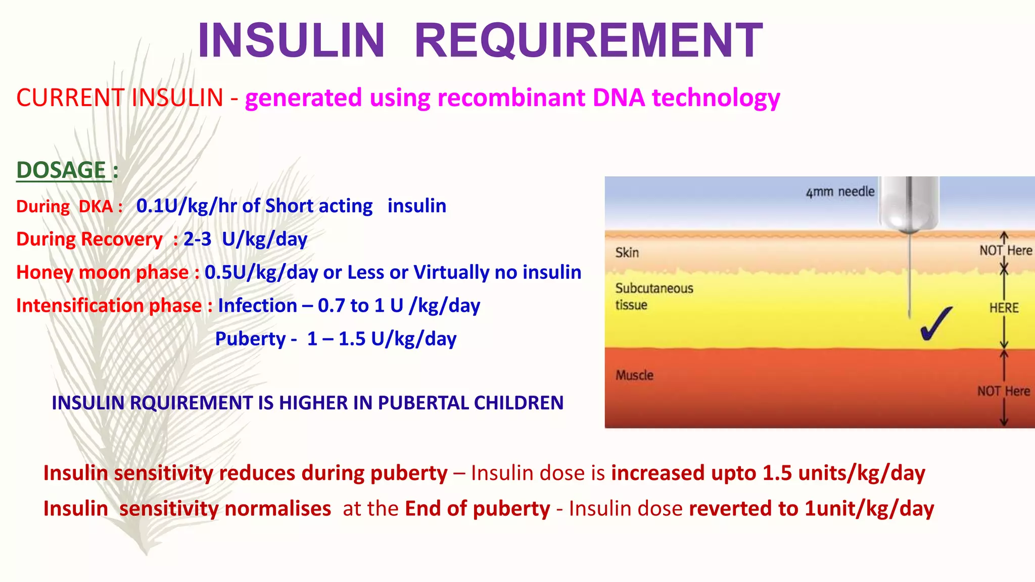 INSULIN MANAGEMENT OF TYPE 1 DIABETES | PPTX