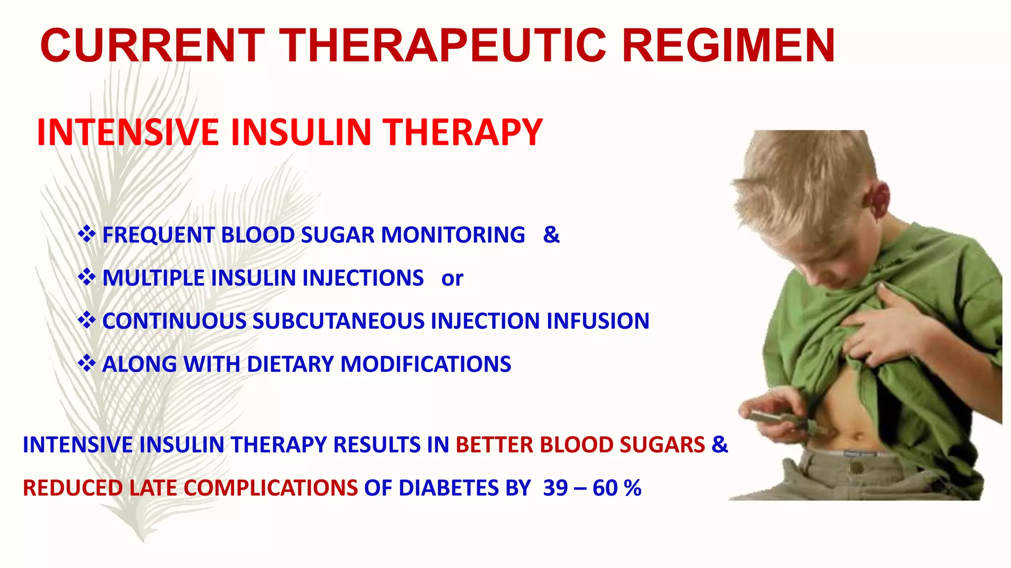INSULIN MANAGEMENT OF TYPE 1 DIABETES | PPTX