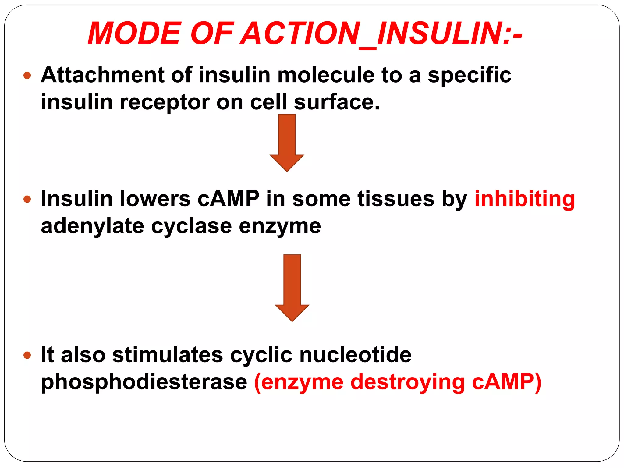 Insulin & Oral Hypoglycemic Agents. | PPTX