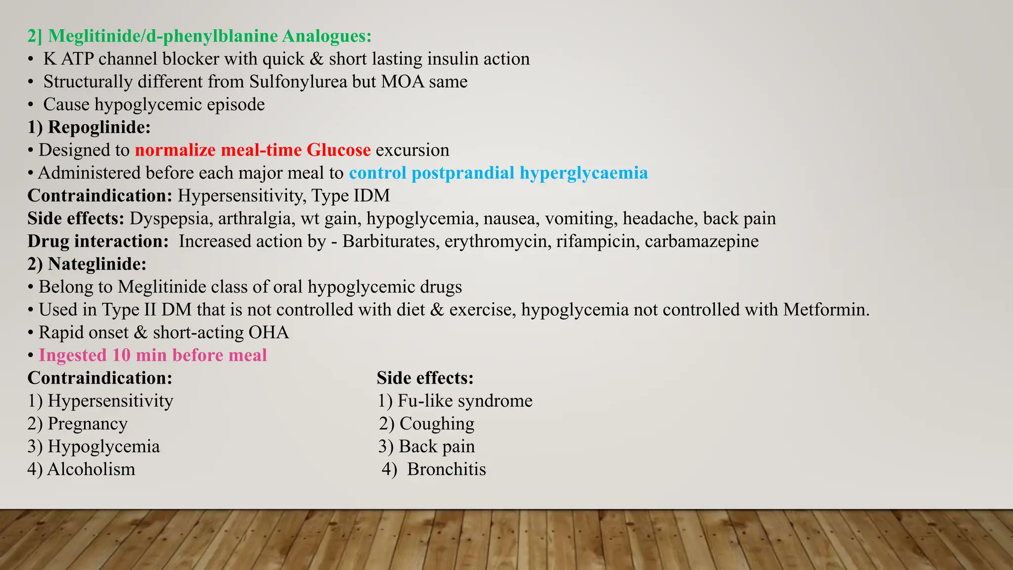 Insulin & Oral Hypoglycemic Agents.pptx. | PPTX