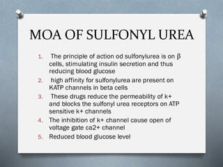 INSULIN, ORAL HYPOGLYCEMIC AGENTS.pdfb.pjarm pharmacology | PDF