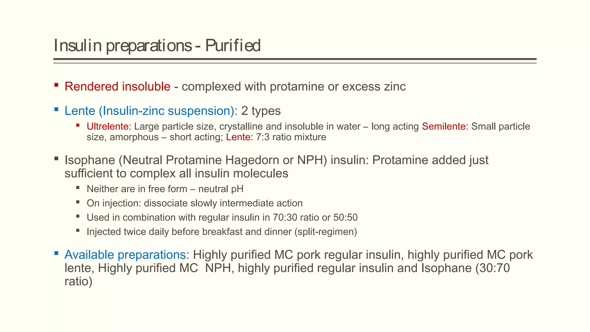 Insulin pharmacology | PPT