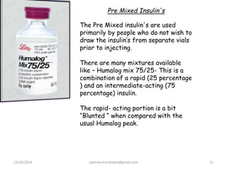 Insulin | PPTX | Endocrine and Metabolic Diseases | Diseases and Conditions