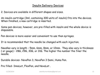 Insulin | PPTX | Endocrine and Metabolic Diseases | Diseases and Conditions
