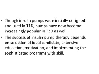 Insulin pumps | PPTX