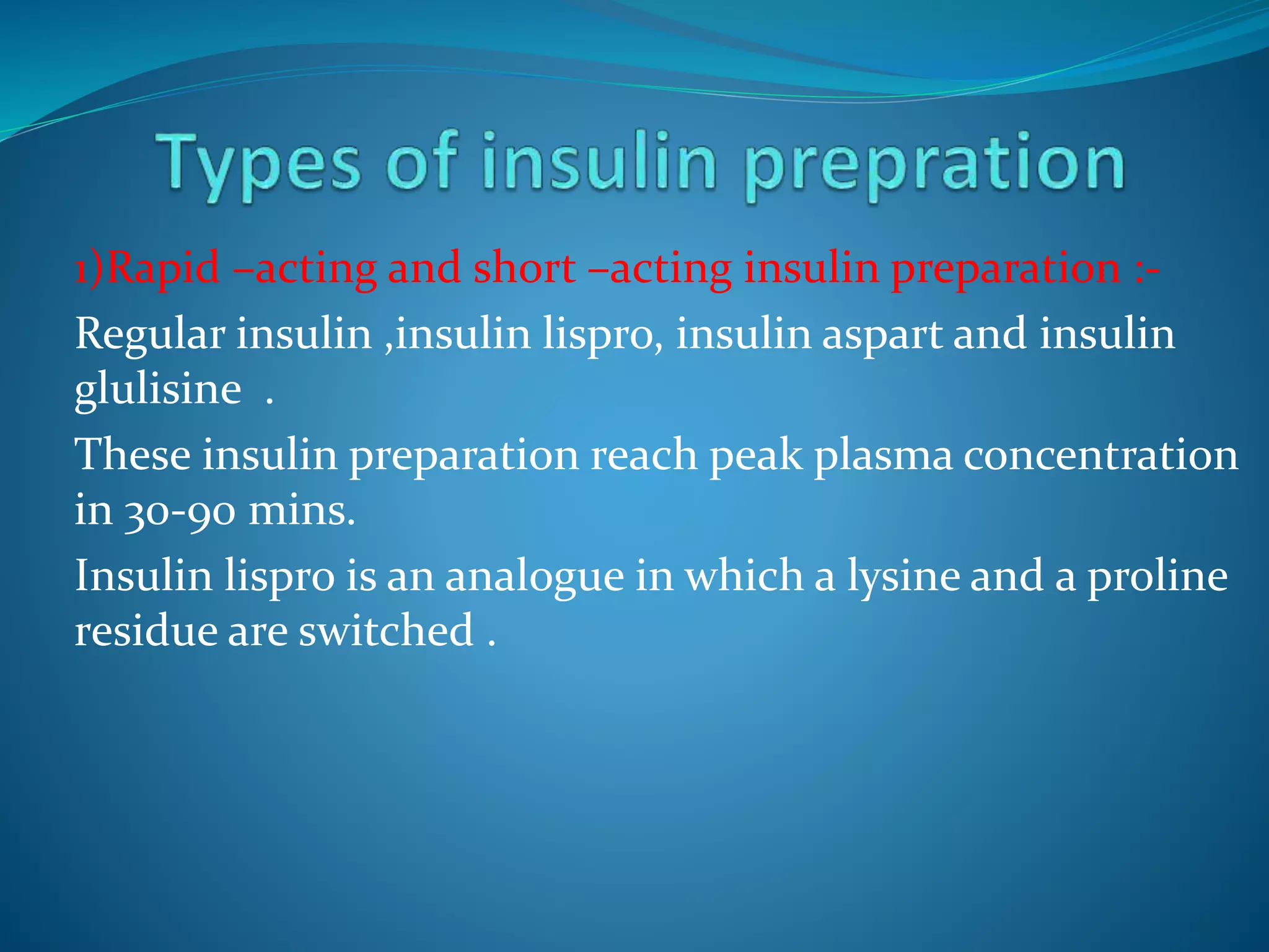 Insulin ppt | PPTX