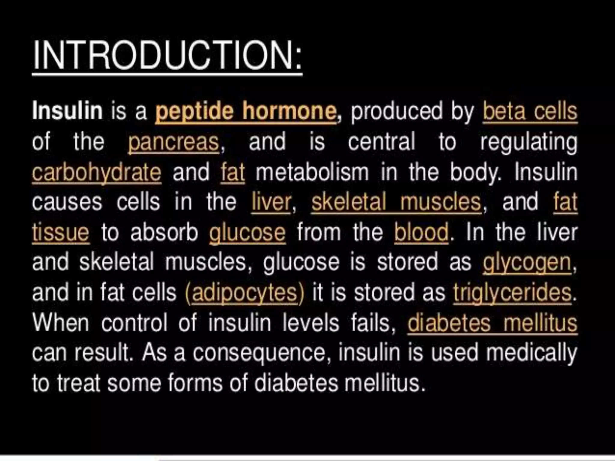 Insulin ppt | PPTX